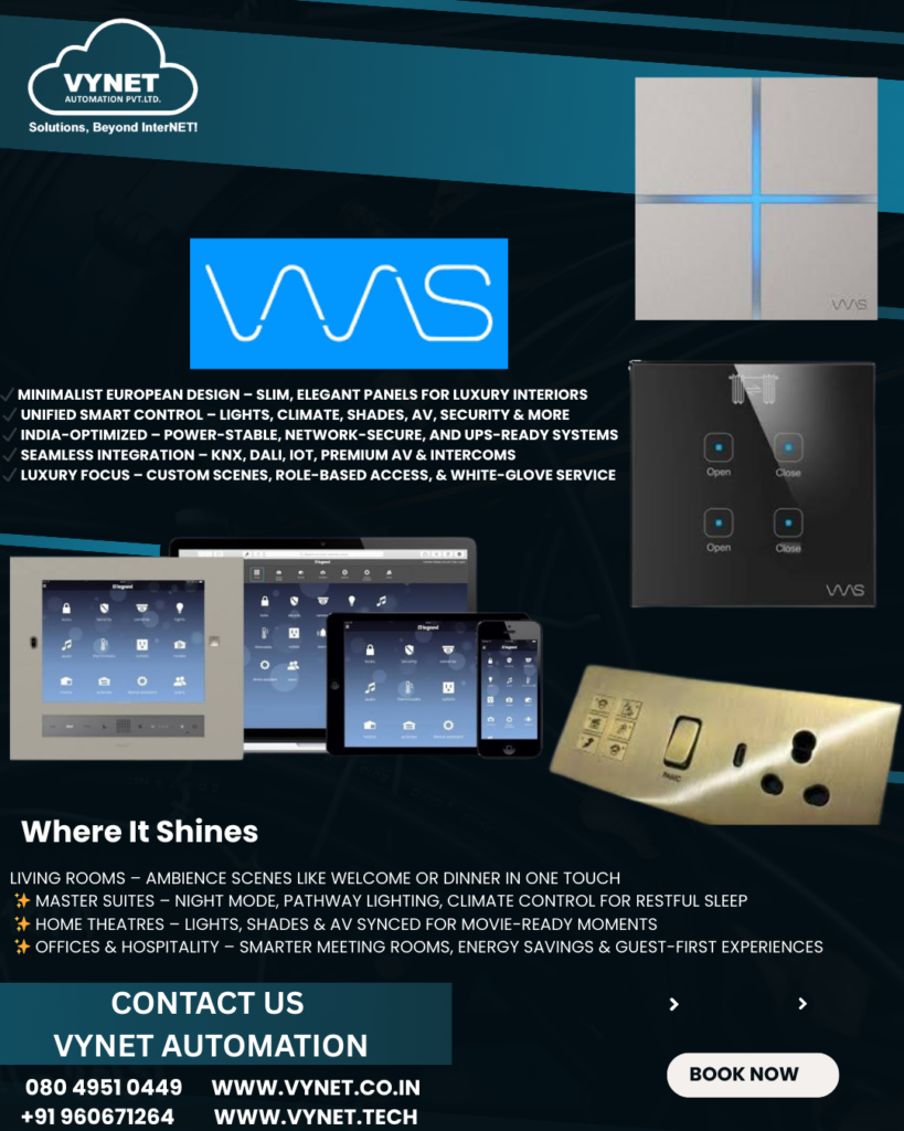 VAVIS × VYNET Automation – Luxury Smart Home Solutions